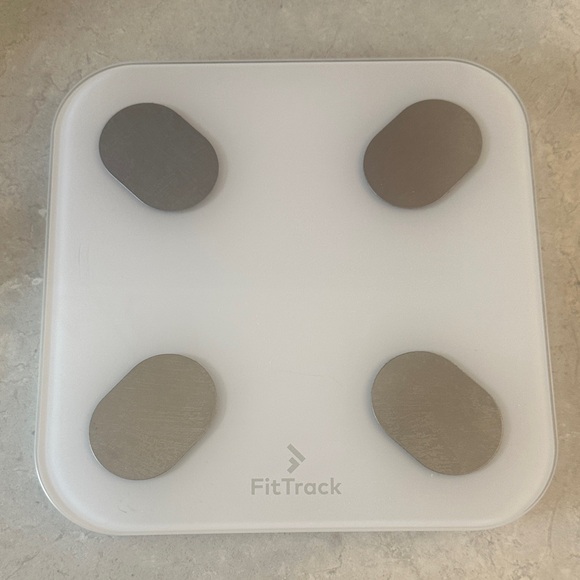 FitTrack | Other | Smart Body Scale White And Silver | Poshmark